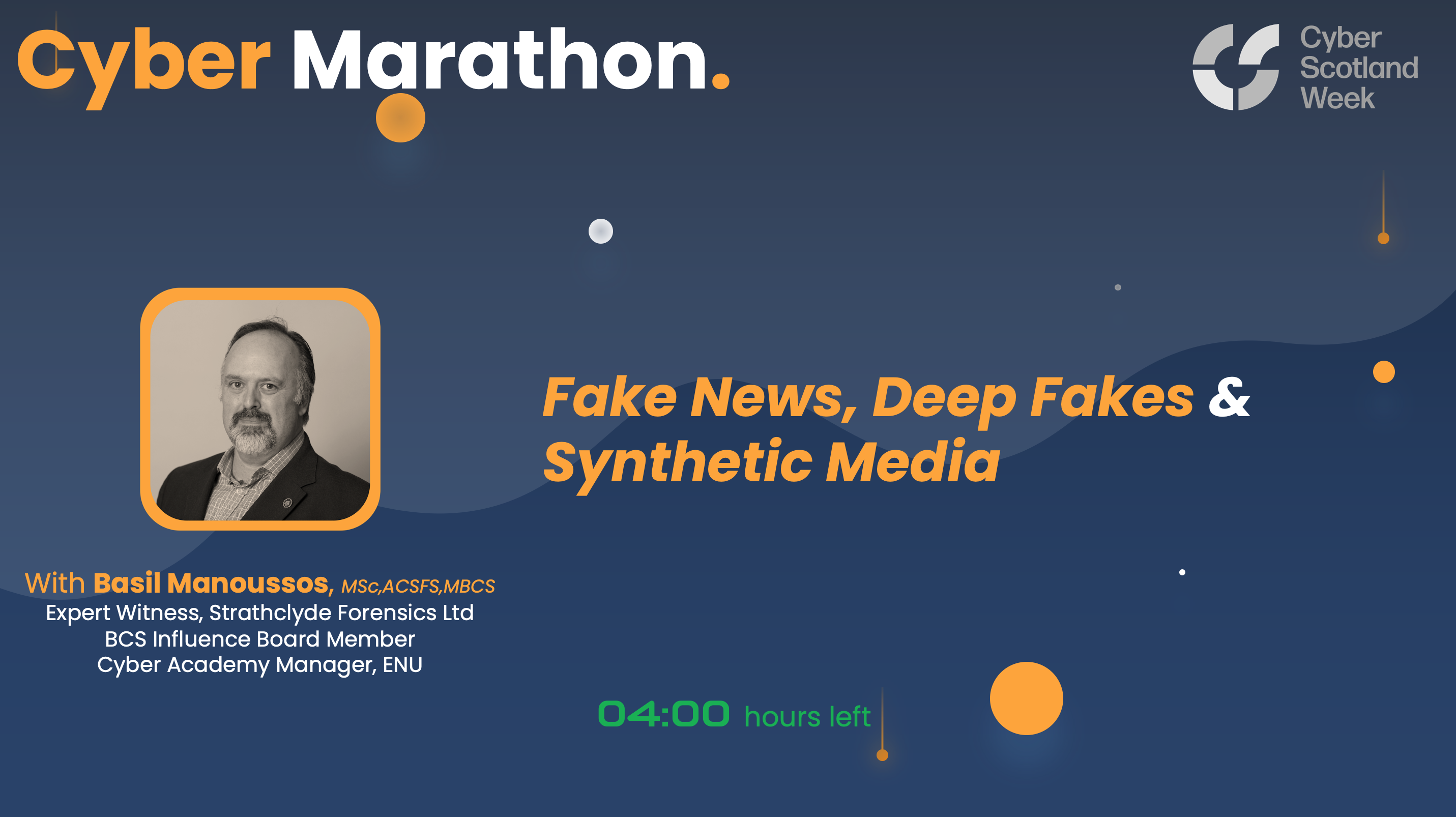 #CSW2024 | On Fake News, Deep Fakes and Synthetic Media - Cyber Scotland